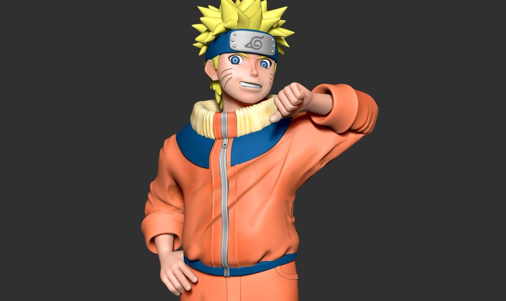 Naruto Fan Art - 3D Model by Sinh Nguyen