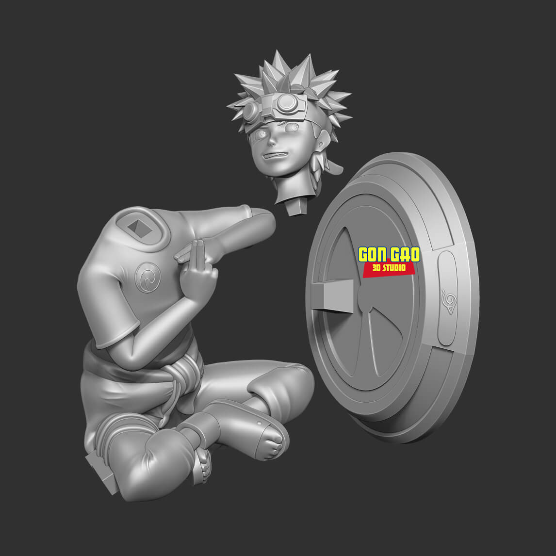 Naruto Fanart - 3D Model by Sinh Nguyen