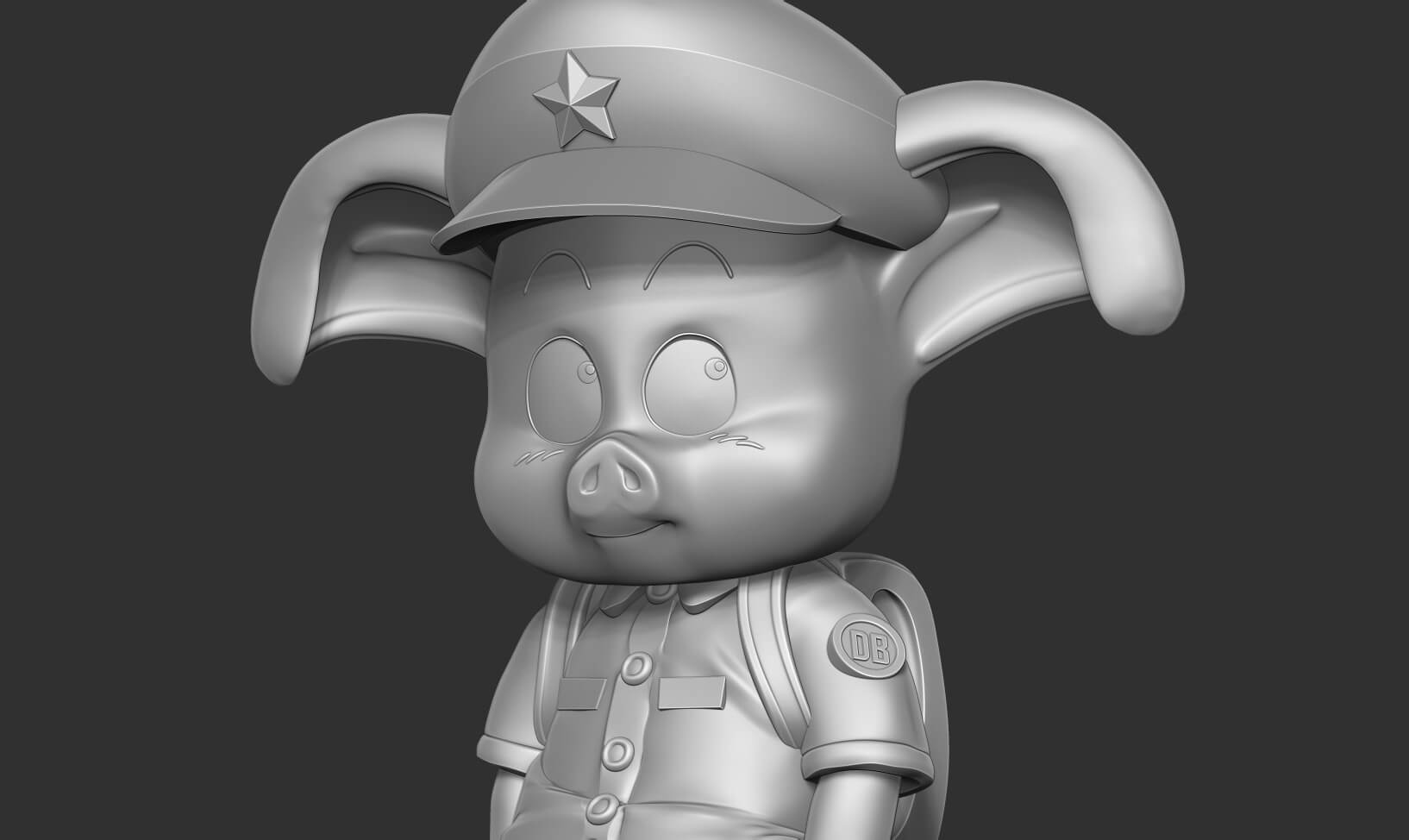 Naughty Oolong - Dragon Ball Fanart 3D Print Model by Sinh Nguyen