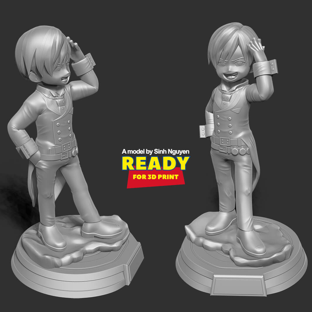 Neito Monoma - My Hero Academia Fanart 3D Model by Sinh Nguyen