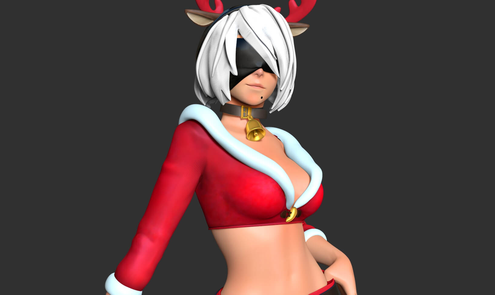 Nier 2B - Merry Xmas 3D Model by Sinh Nguyen