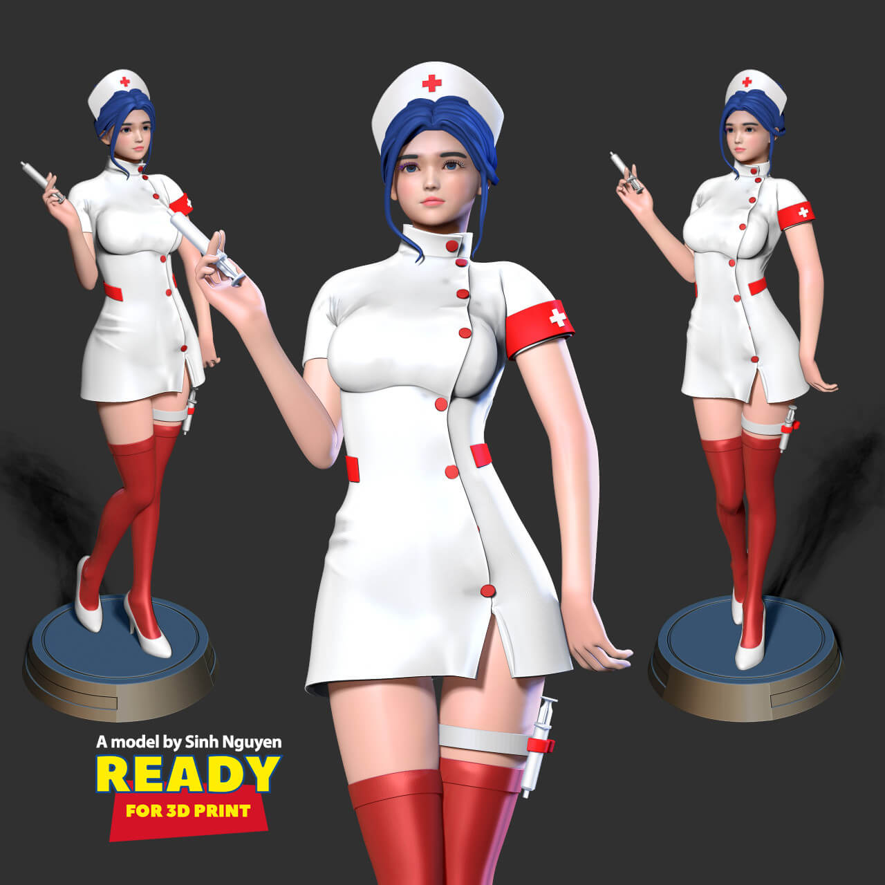 Nurse - 3D Model by Sinh Nguyen