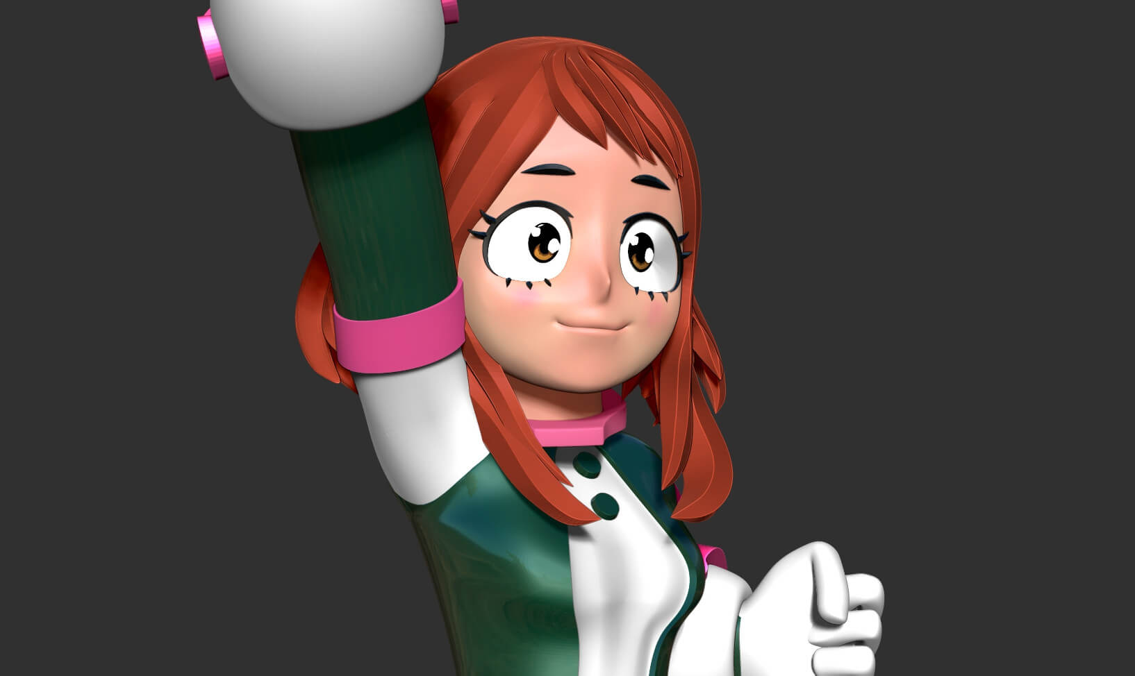 Ochaco Uraraka Fanart - 3D Model by Sinh Nguyen