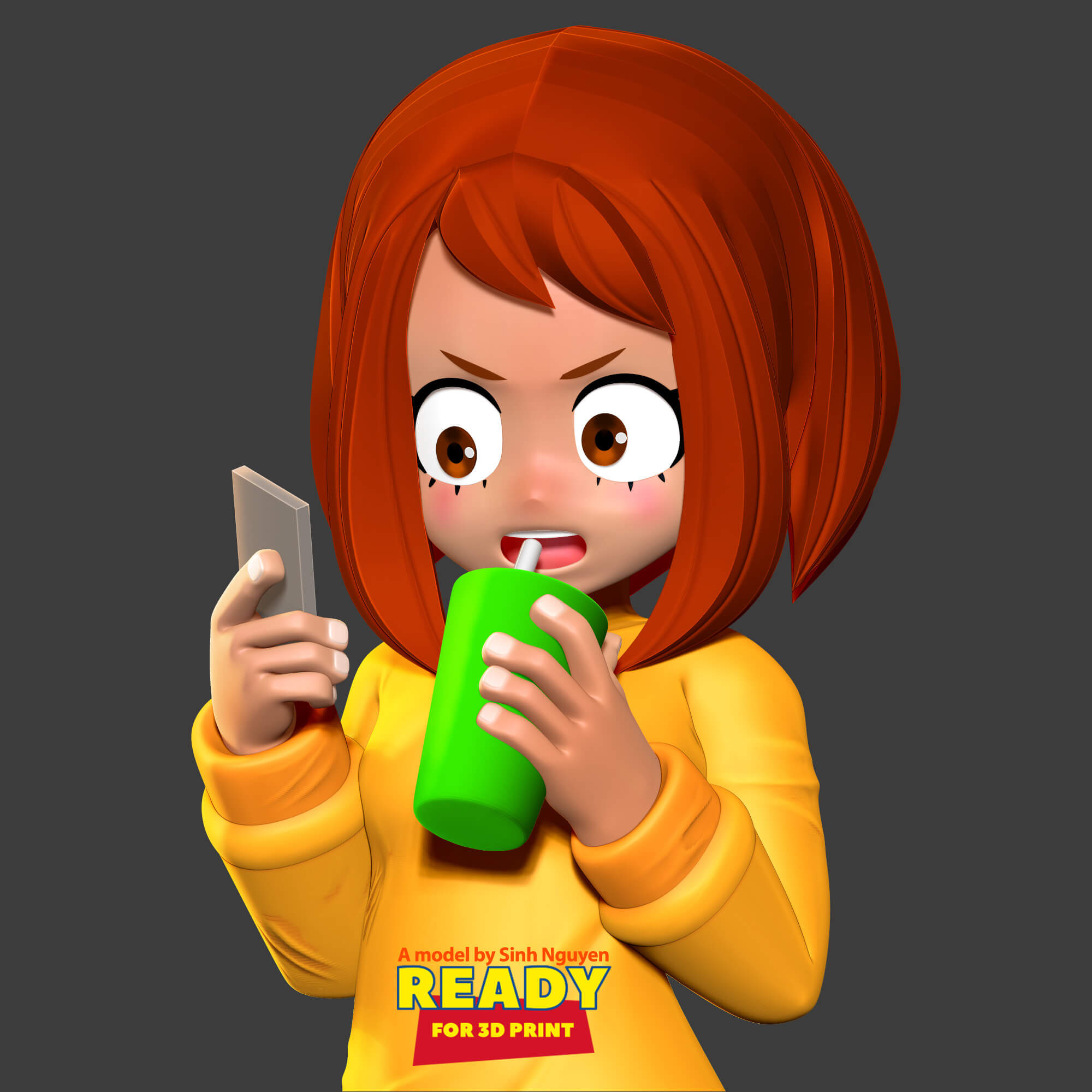 Ochaco Uraraka Kid - 3D Print Model by Sinh Nguyen