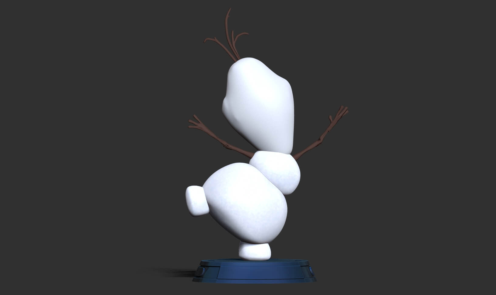 Olaf Is Happy - 3D Model by Sinh Nguyen