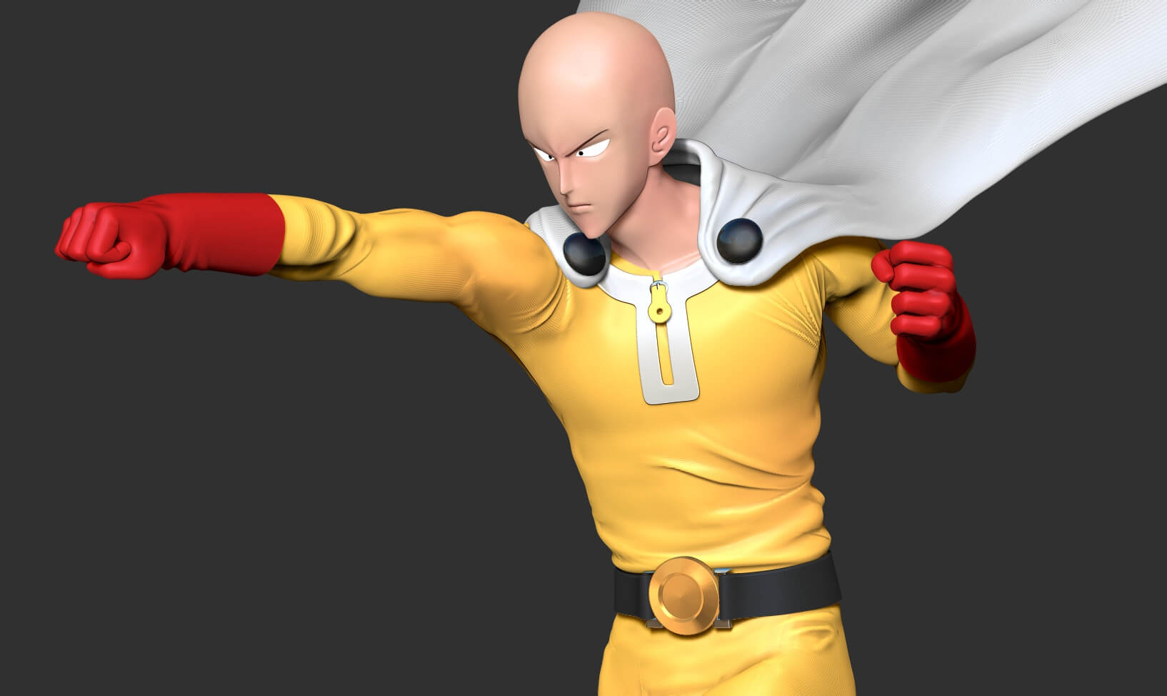 One-Punch Man 3D Model by Sinh Nguyen