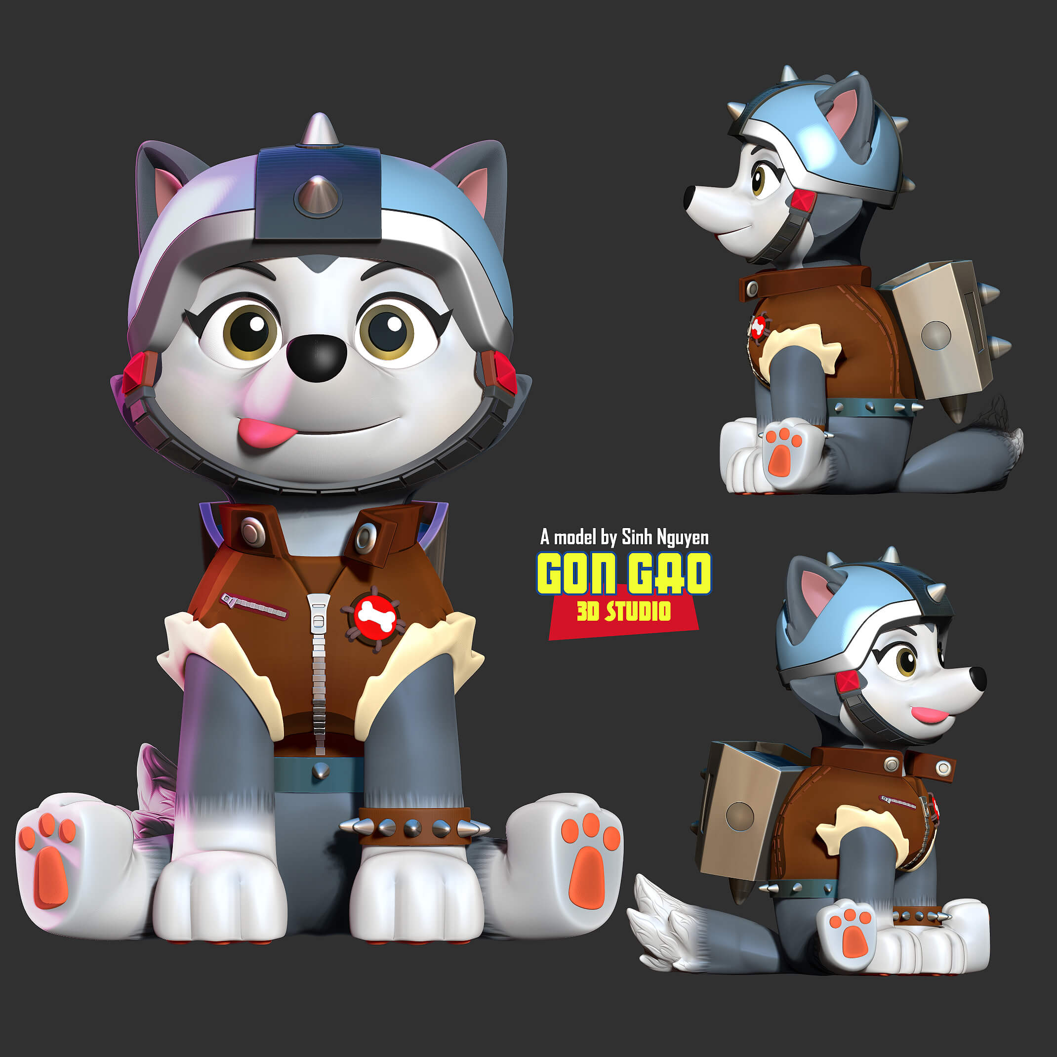 Paw Patrol - Gasket 3D Model by Sinh Nguyen