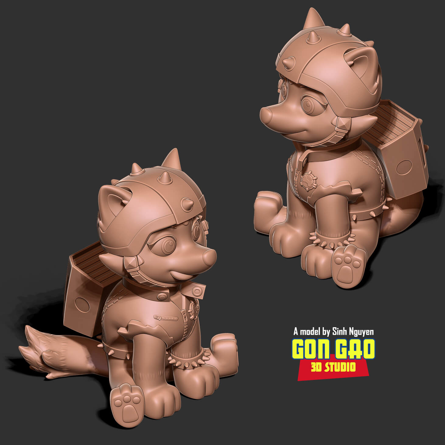Paw Patrol - Gasket 3D Model by Sinh Nguyen