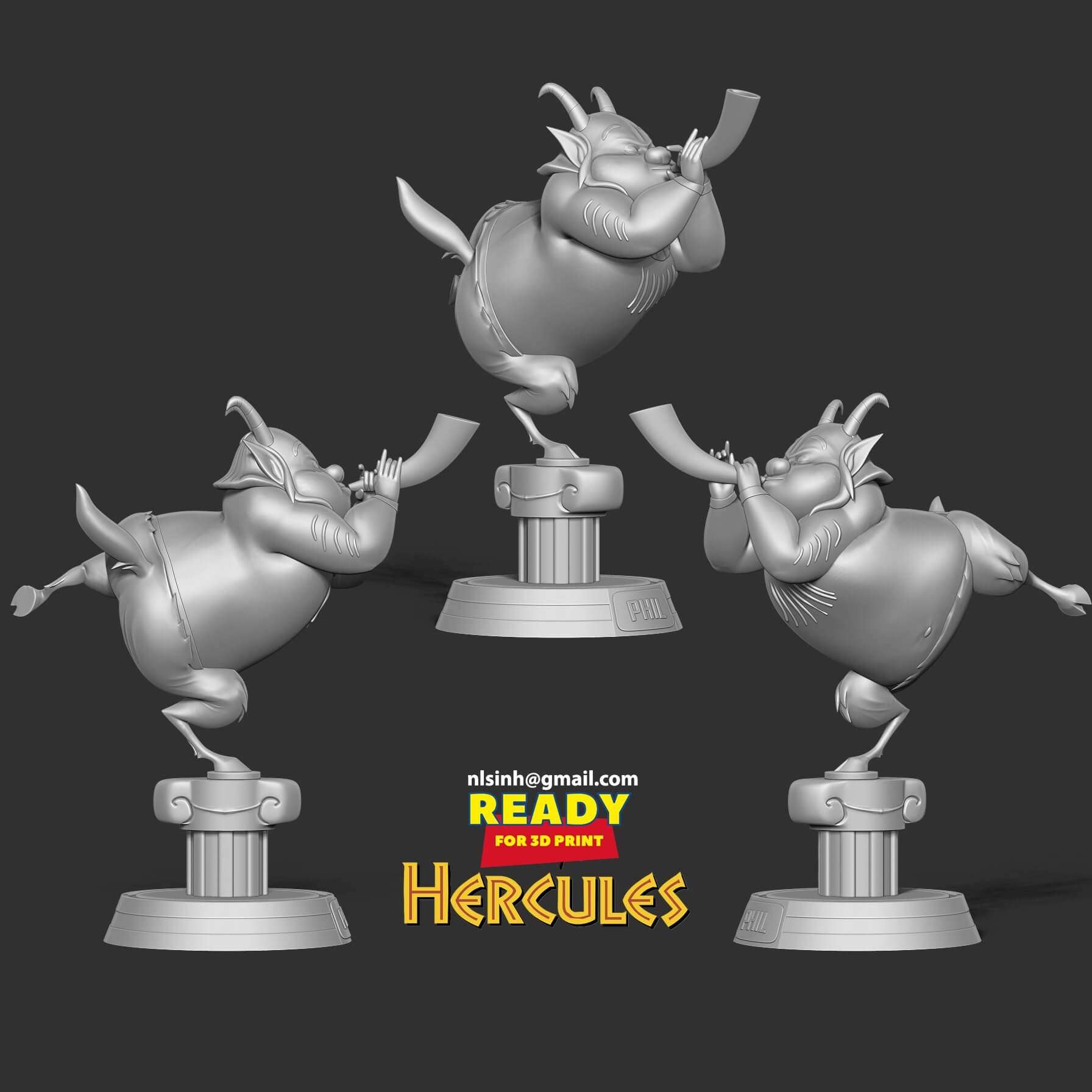 Philoctetes - Hercules 3D Model by Sinh Nguyen