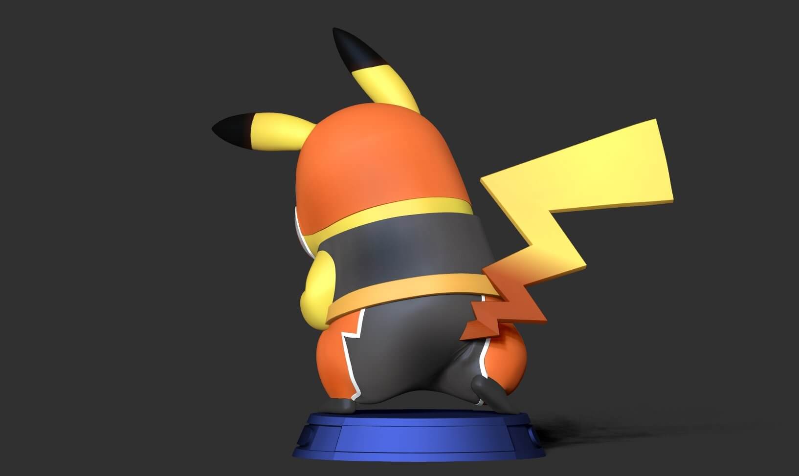 Pikachu Libre - 3D Model by Sinh Nguyen