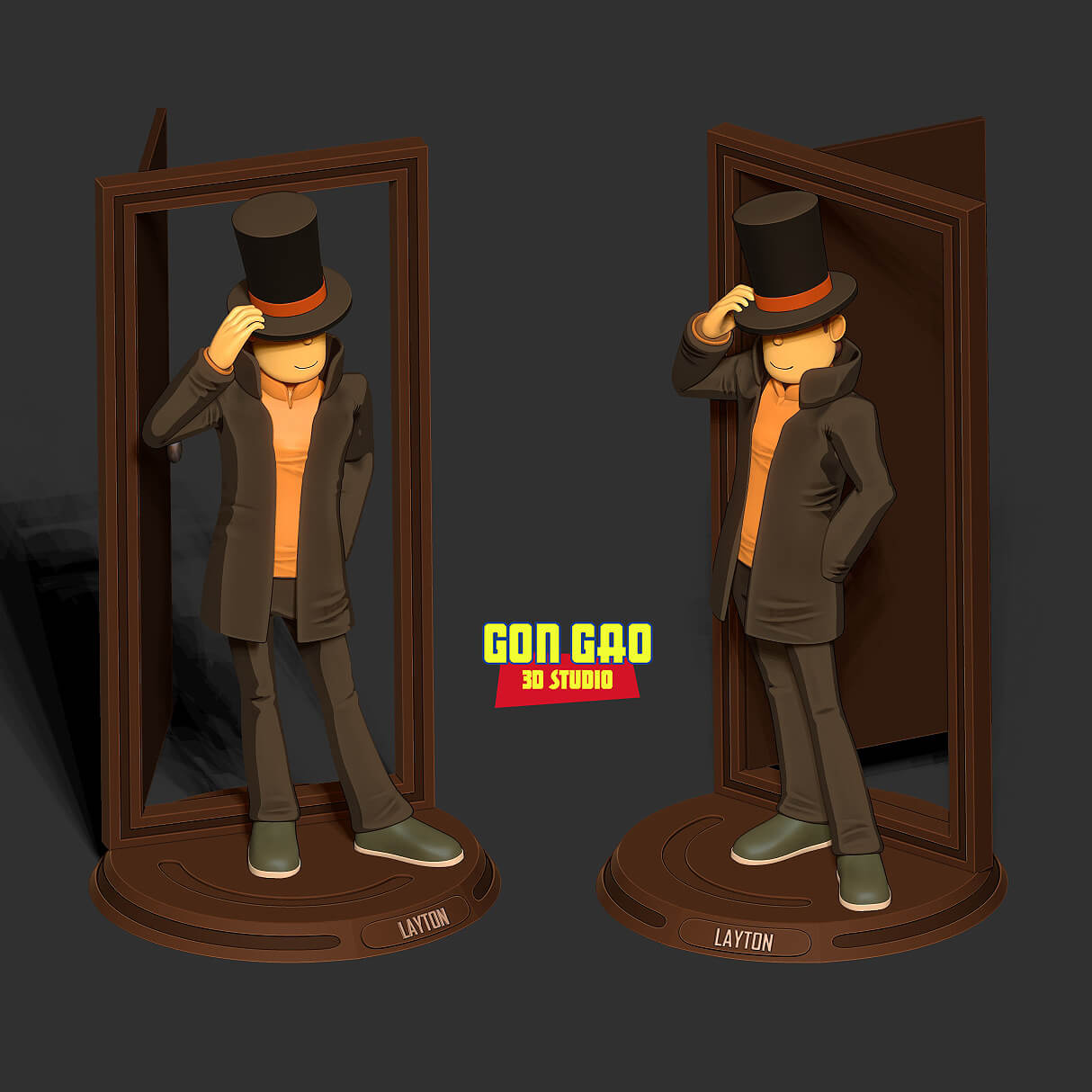 Professor Layton - 3D Print Model by Sinh Nguyen