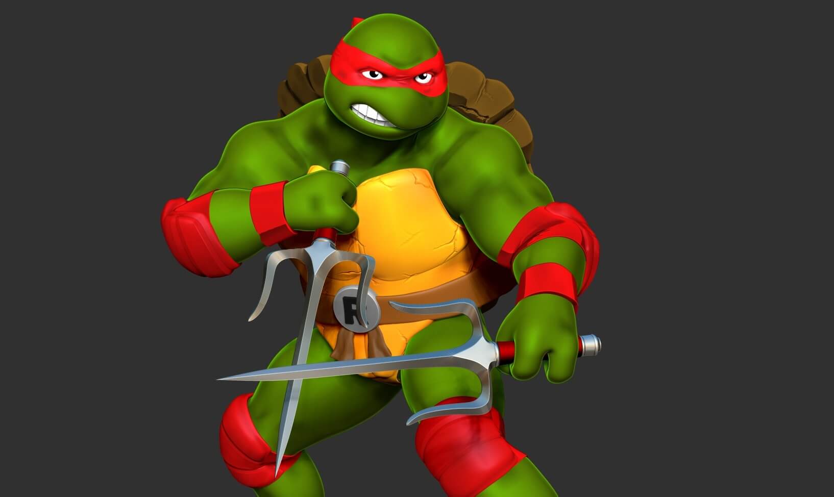 Raphael - Teenage Mutant Ninja Turtles 3D Model by Sinh Nguyen