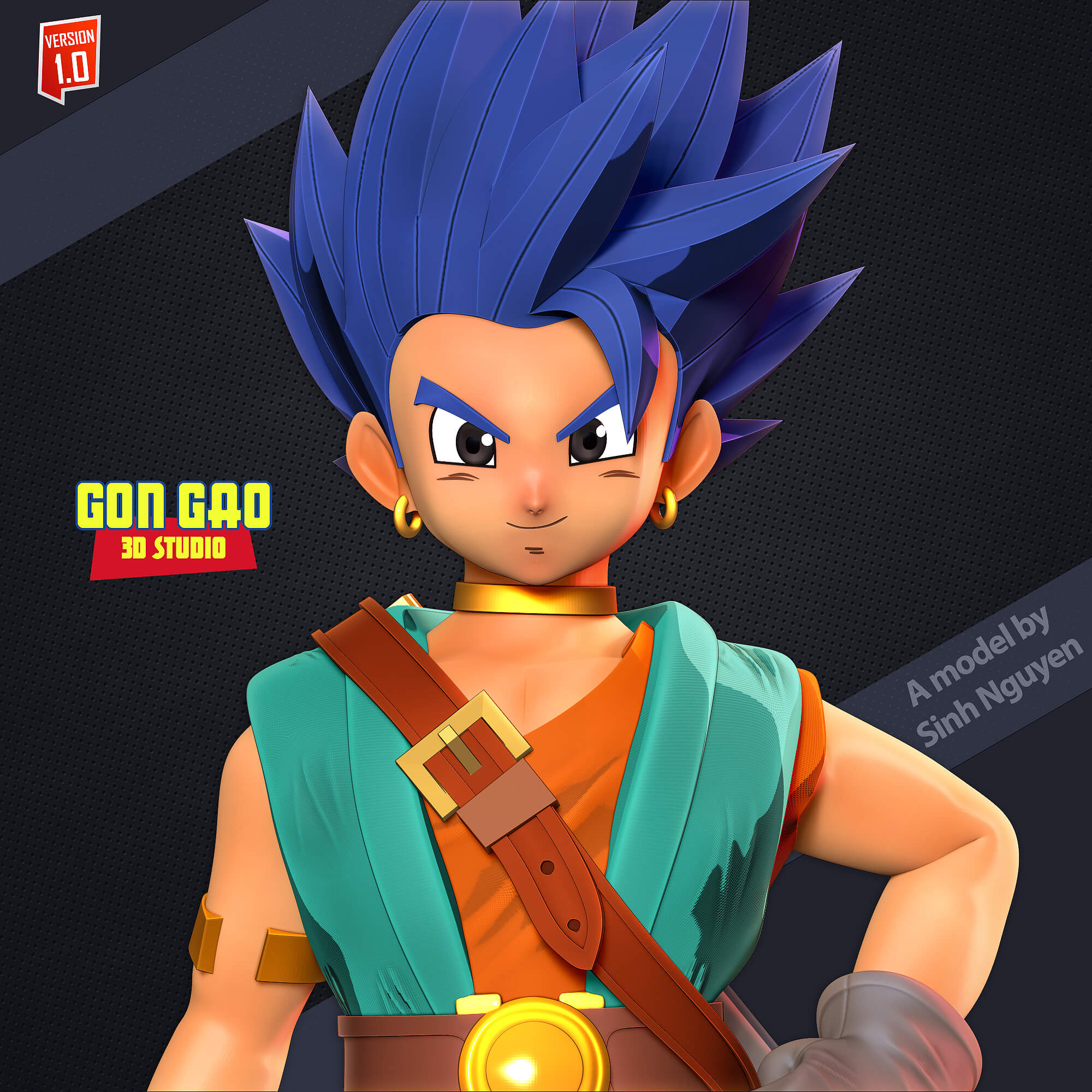 Rek - Dragon Quest 3D Model by Sinh Nguyen