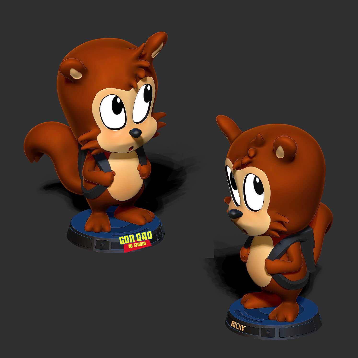 Ricky - Sonic The Hedgehog 3D Model by Sinh Nguyen