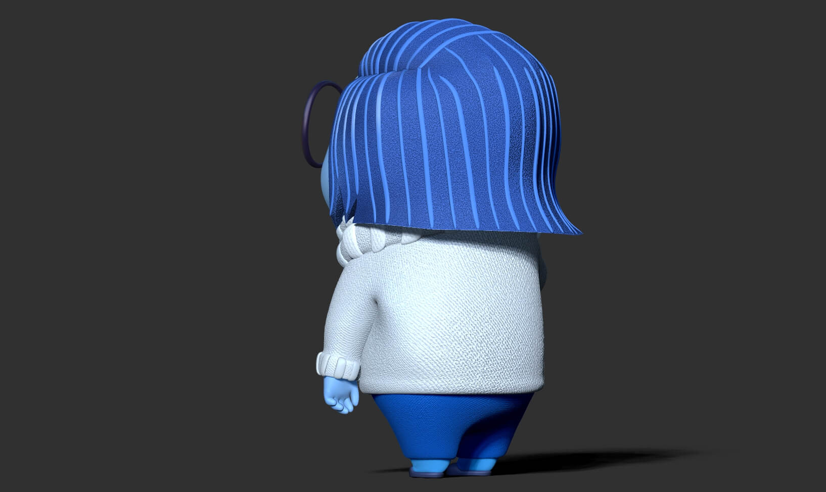 Sadness - Inside Out 2 Fanart 3D Model by Sinh Nguyen