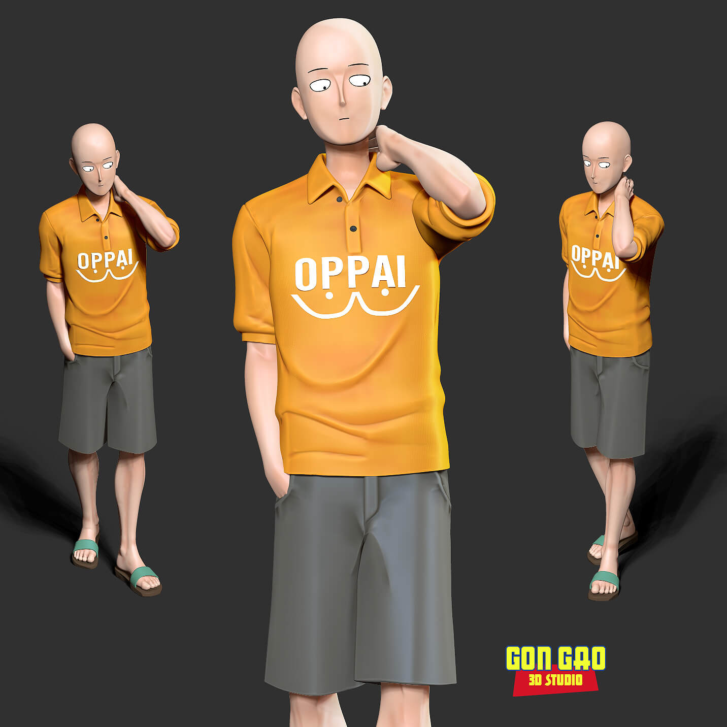 Saitama Fanart - 3D Model by Sinh Nguyen