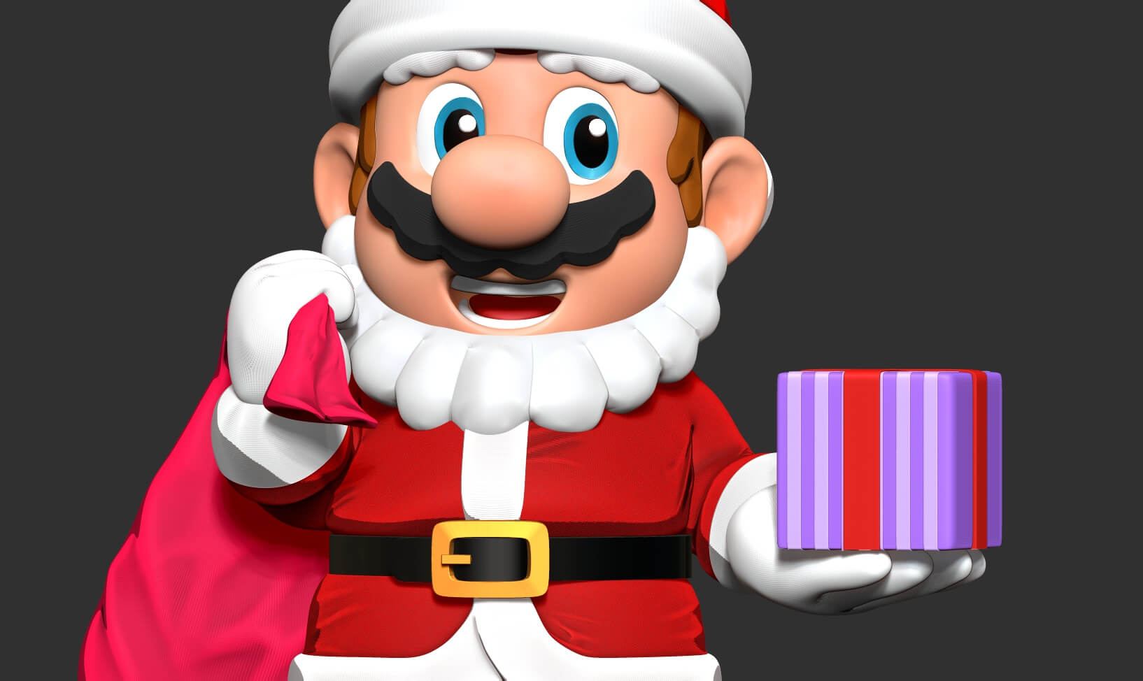 Santa Mario - Merry Christmas 3D Model by Sinh Nguyen