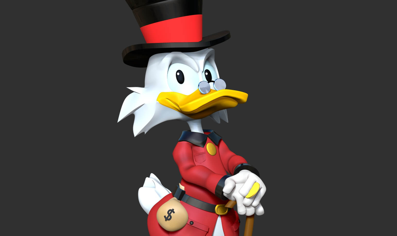 Scrooge Mcduck - 3D Model by Sinh Nguyen