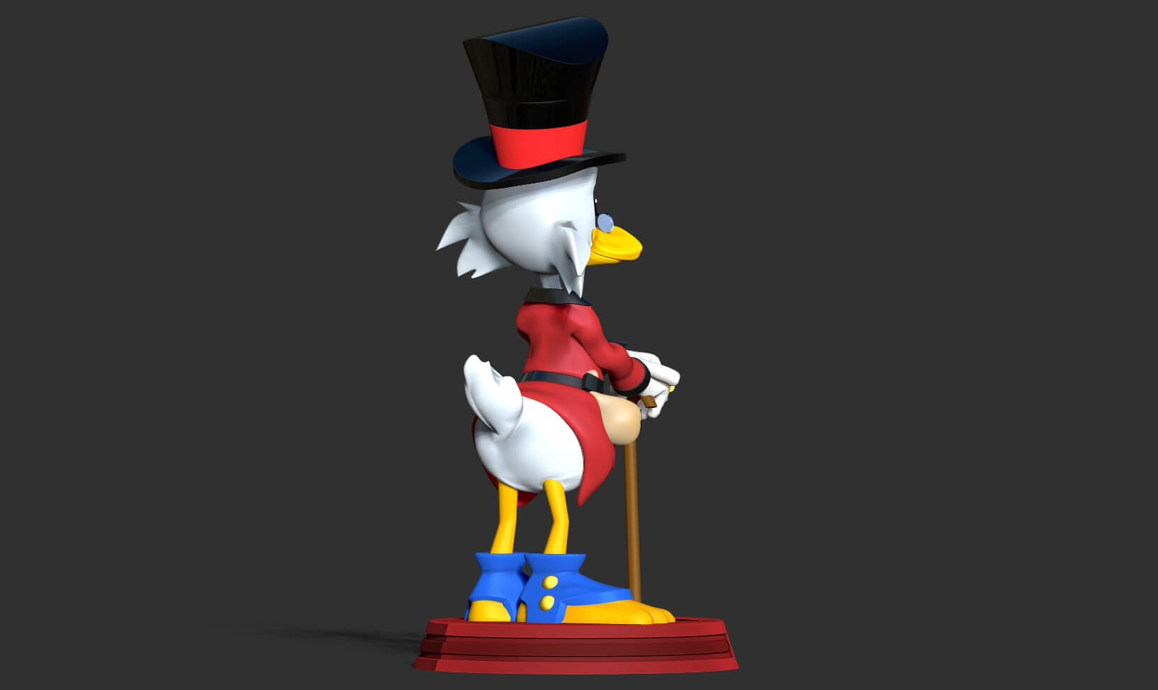 Scrooge Mcduck - 3D Print Model by Sinh Nguyen