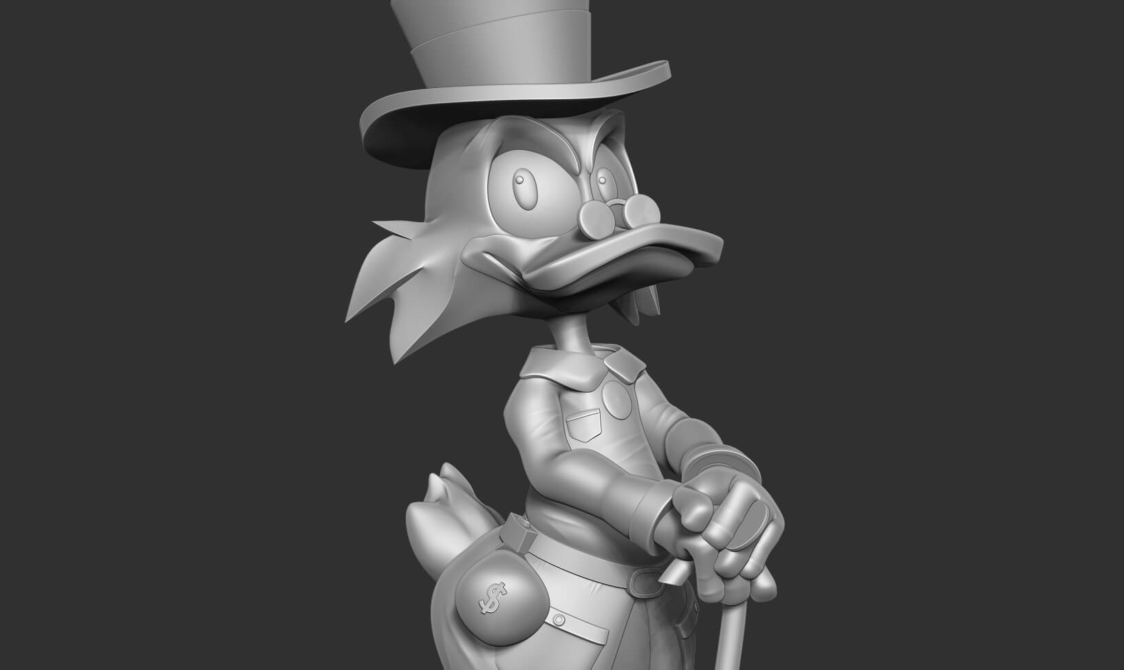 Scrooge Mcduck - 3D Model by Sinh Nguyen