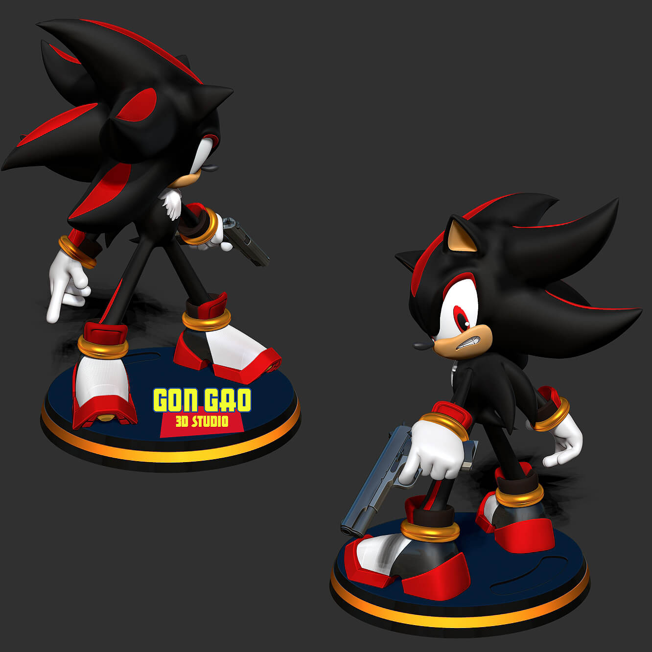 Shadow in Sonic the Hedgehog 3 - 3D Model by Sinh Nguyen