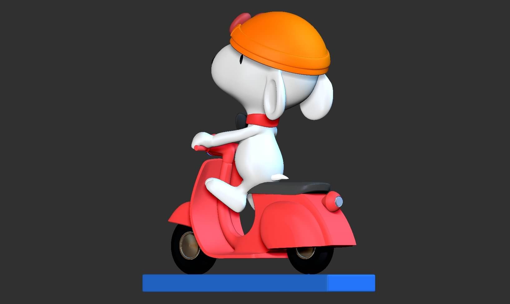Snoopy Dog - 3D Model by Sinh Nguyen