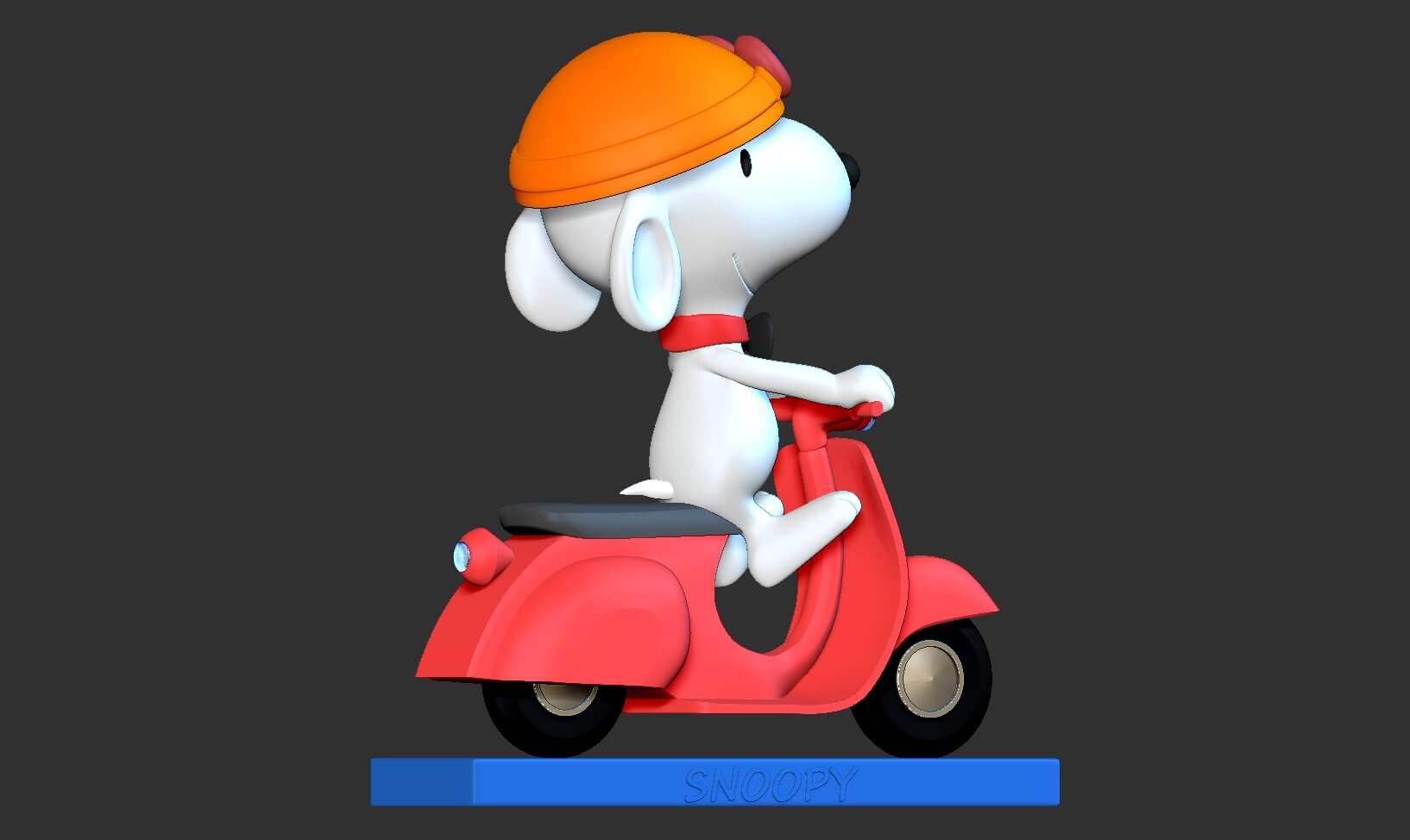 Snoopy Dog - 3D Model by Sinh Nguyen