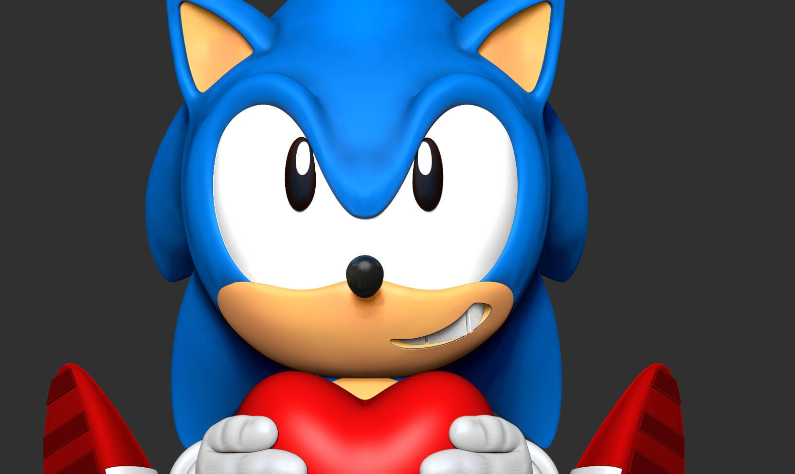 Sonic for Valentine's Day - 3D Model by Sinh Nguyen