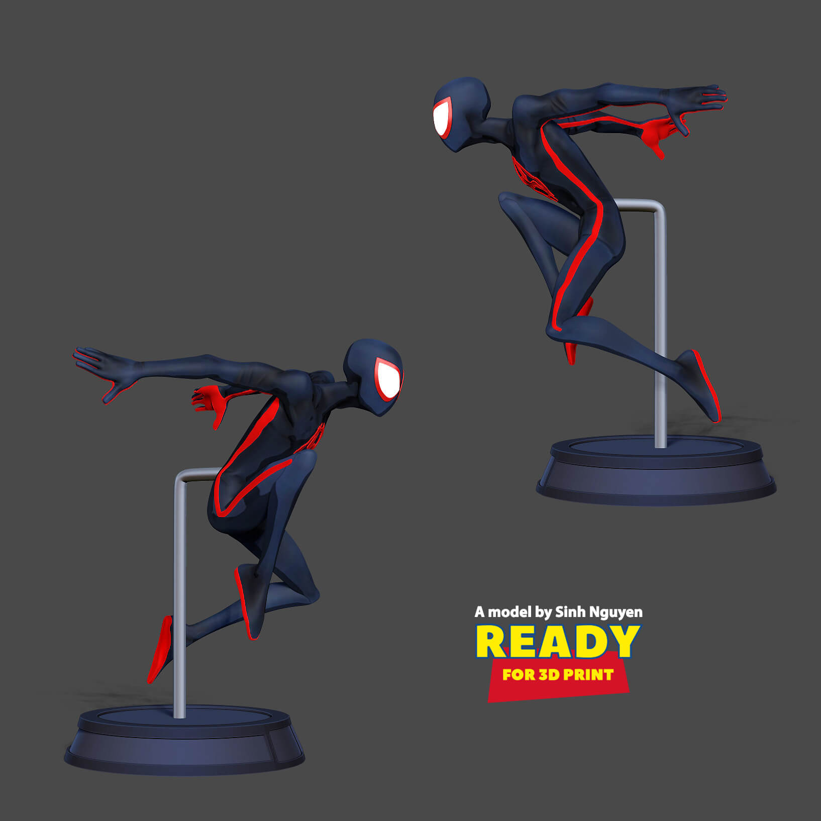 Spider-Man - Across The Spider-Verse Fanart 3D Model by Sinh Nguyen