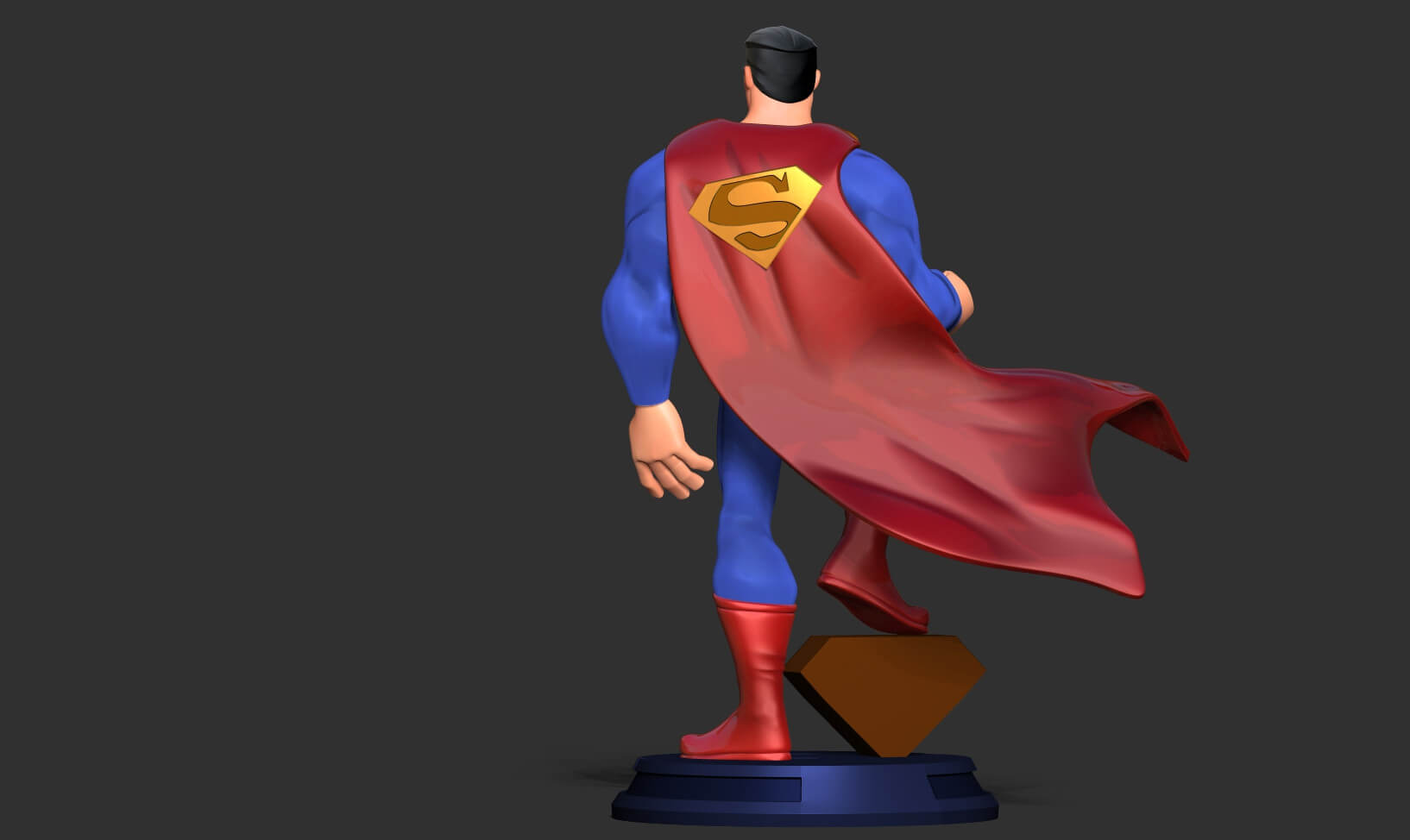 Superman Stylized - 3D Model by Sinh Nguyen