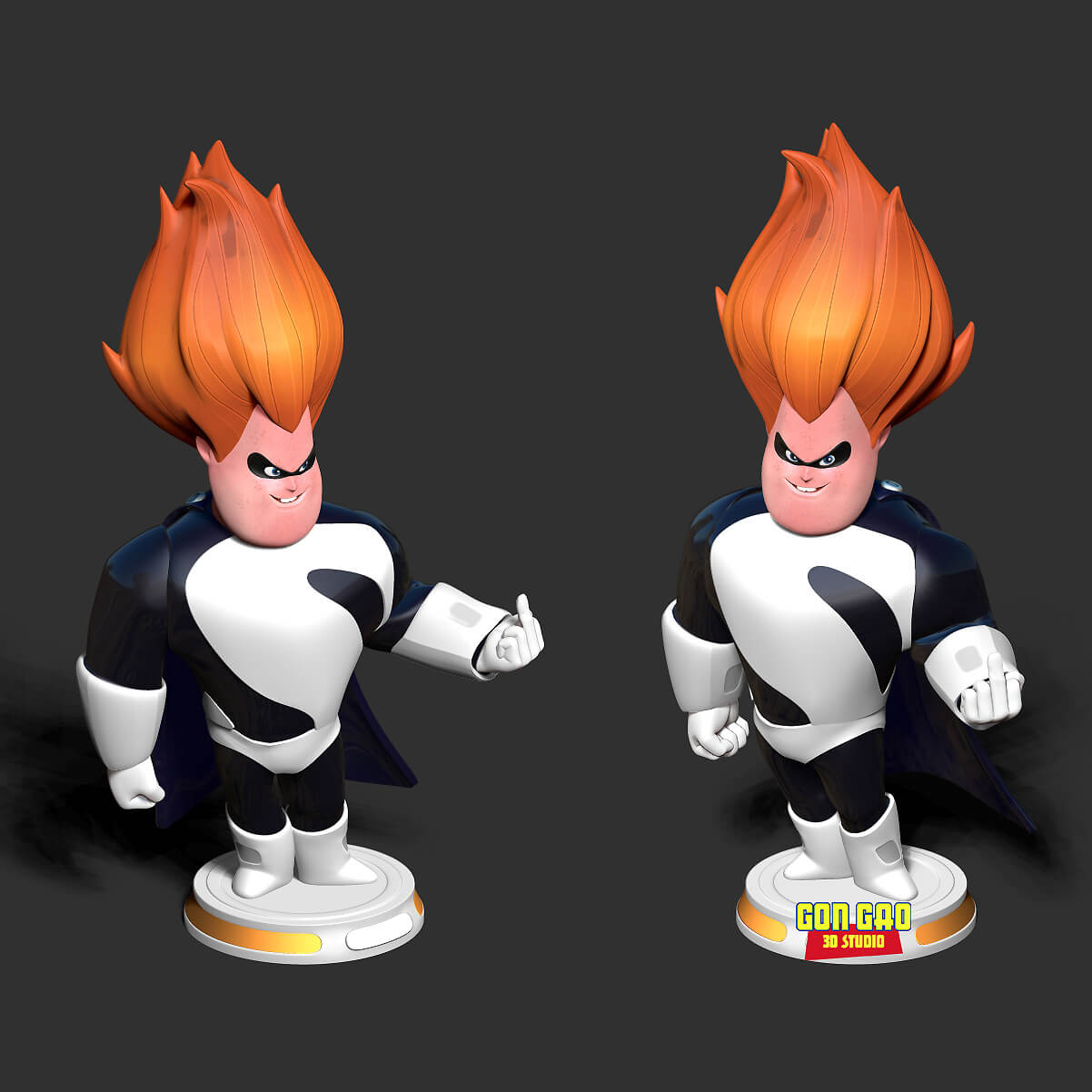 Syndrome - The Incredibles Fanart 3D Print Model by Sinh Nguyen