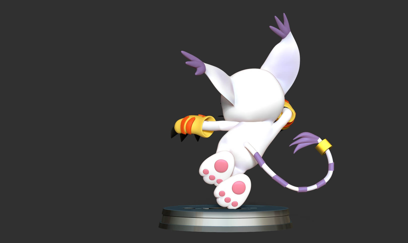 Tailmon - Digimon Adventure 3D Model by Sinh Nguyen