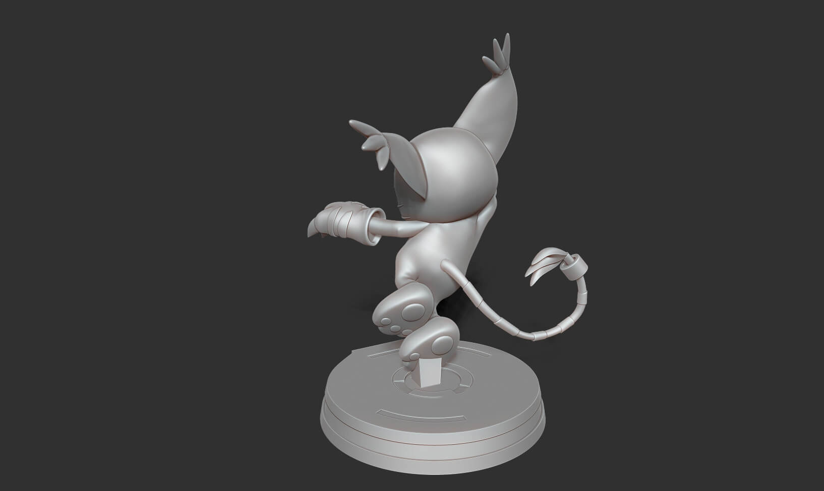 Tailmon - Digimon Adventure 3D Model by Sinh Nguyen