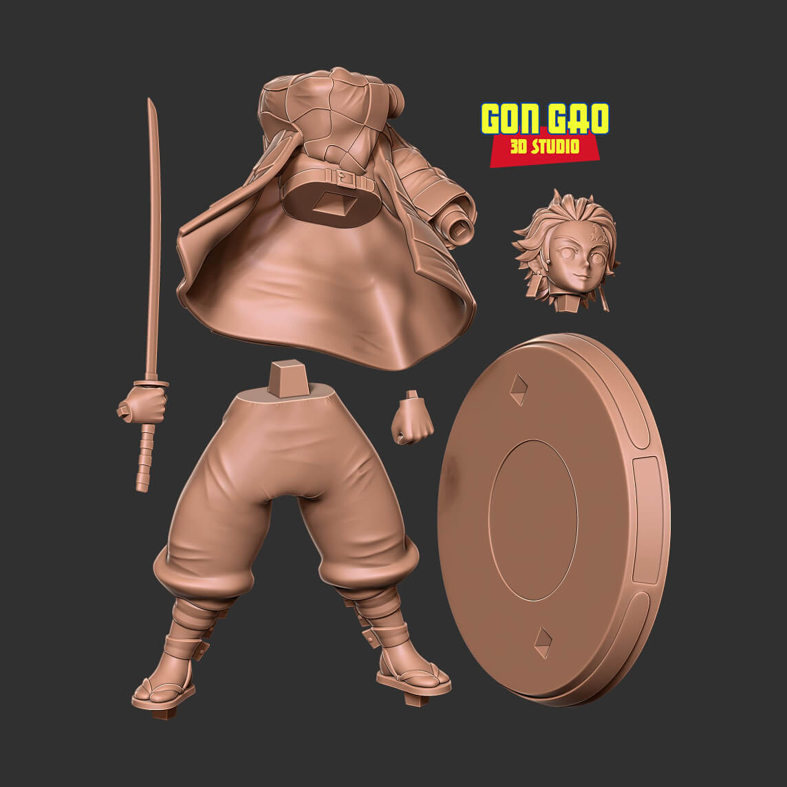 Tanjiro Kamado - 3D Model by Sinh Nguyen