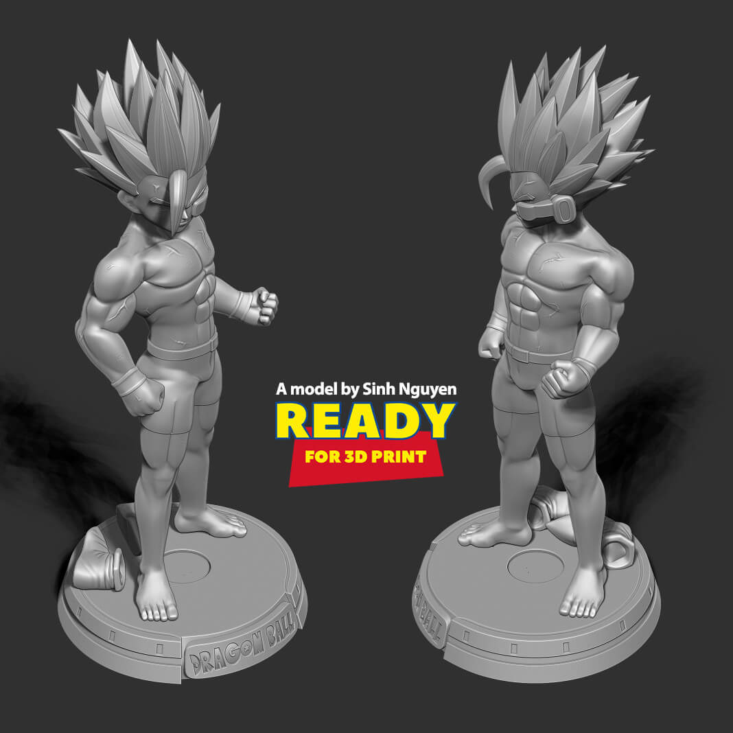 Teen Gohan With Gym - 3D Model by Sinh Nguyen
