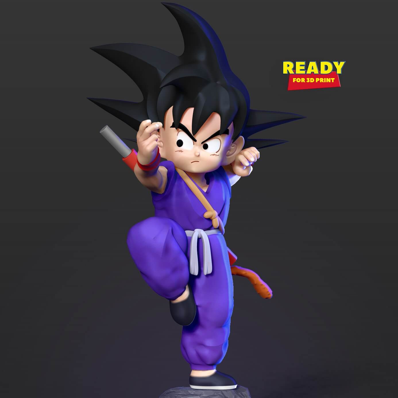 Teen Goku Character - 3D Model by Sinh Nguyen