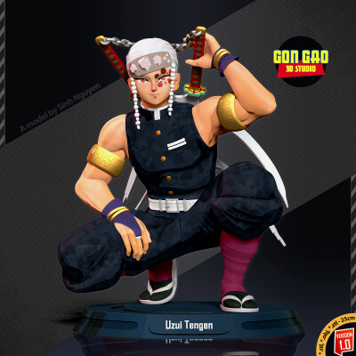 Tengen Uzui - Demon Slayer 3D Model by Sinh Nguyen