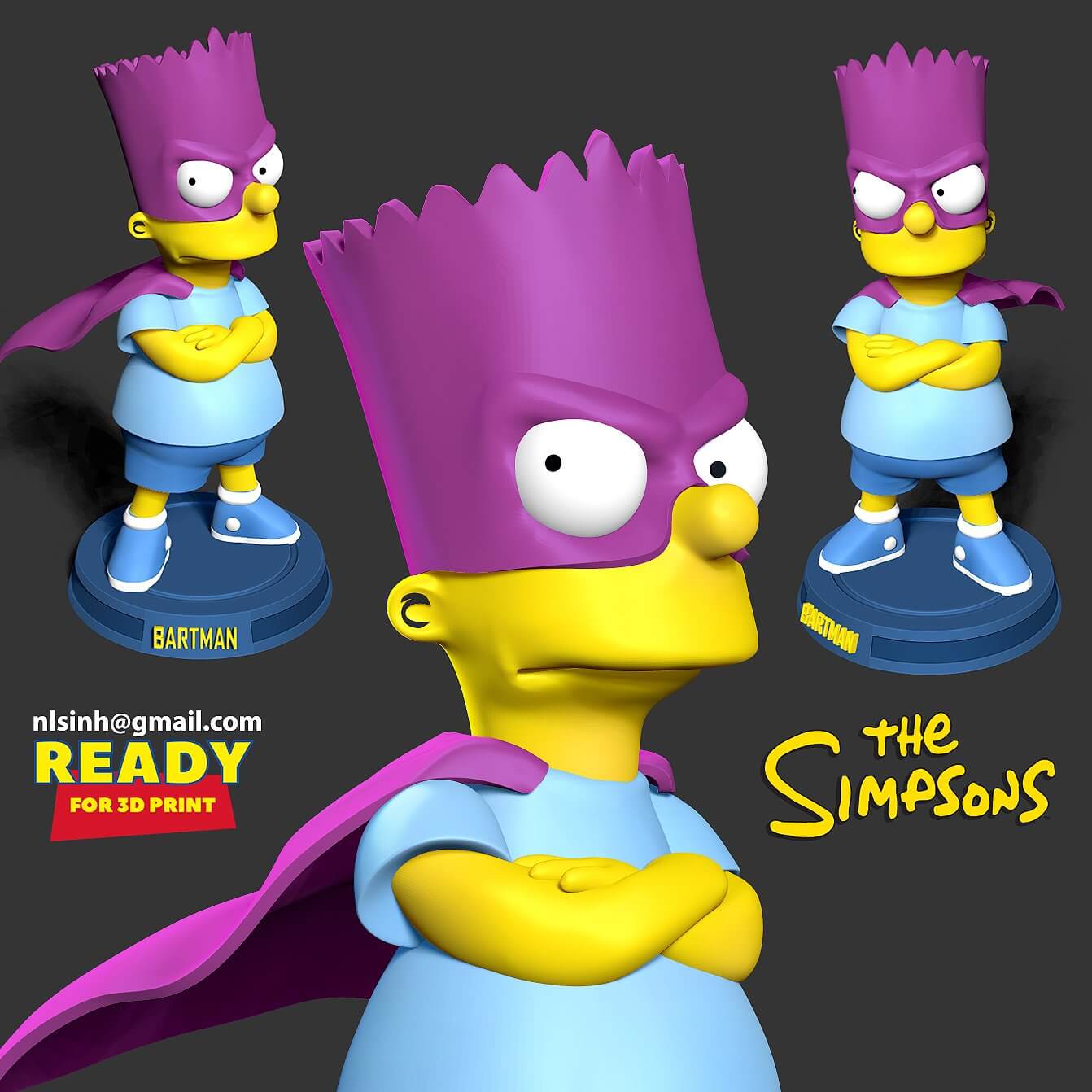 The Bartman - 3D Model by Sinh Nguyen