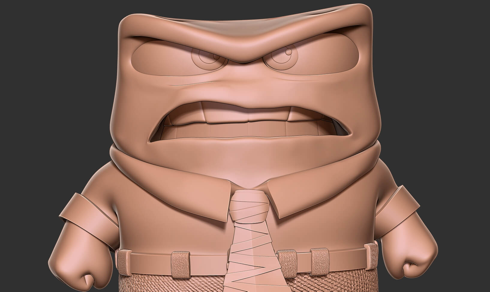 The Rage of Anger - Inside Out 2 Fanart 3D Model by Sinh Nguyen