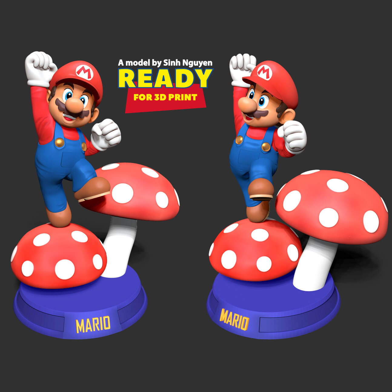 The Super Mario Bros - 3D Model by Sinh Nguyen