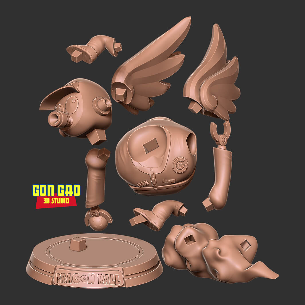 Toribot - Akira Toriyama 3D Model by Sinh Nguyen