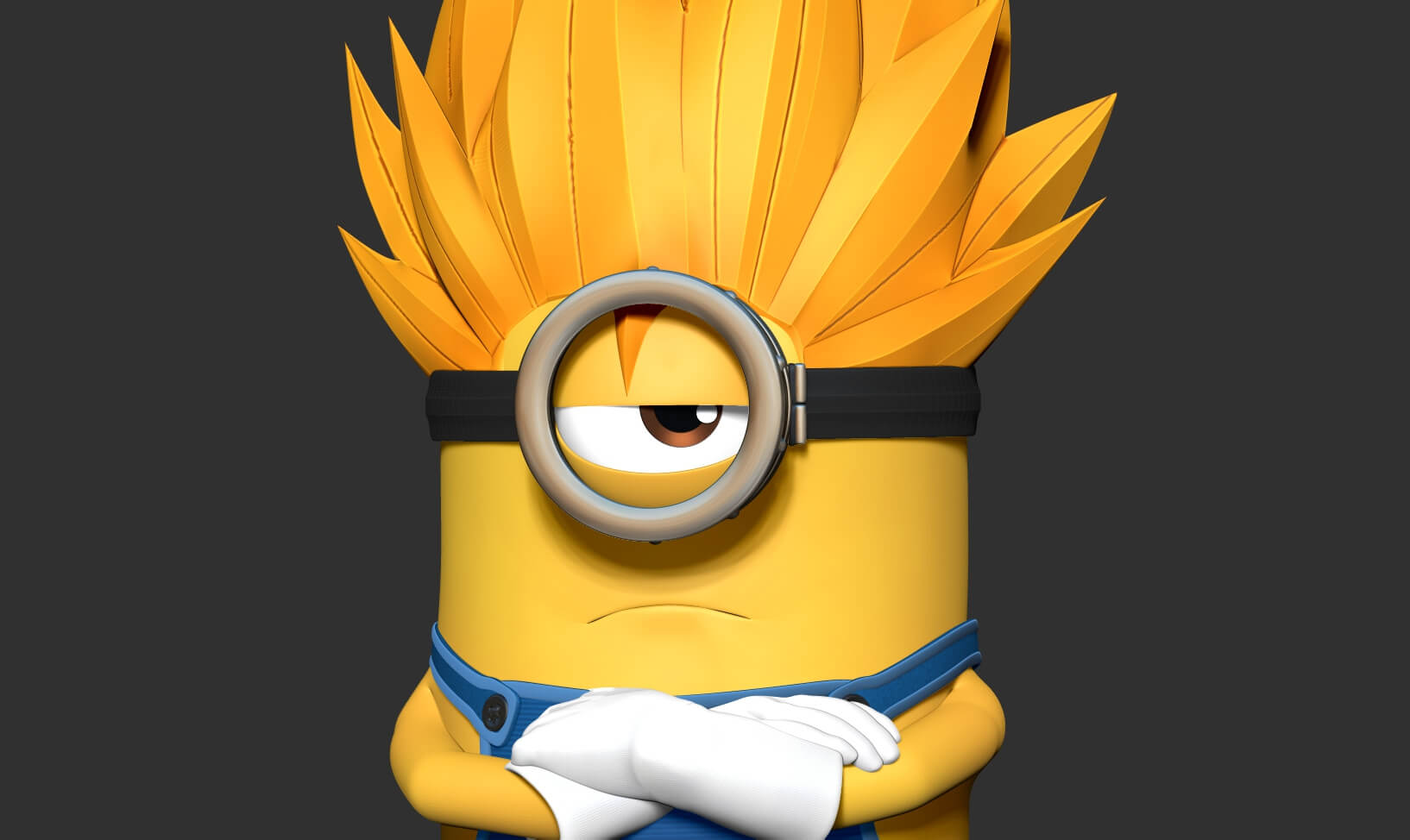 Vegeta Minion - 3D Model by Sinh Nguyen