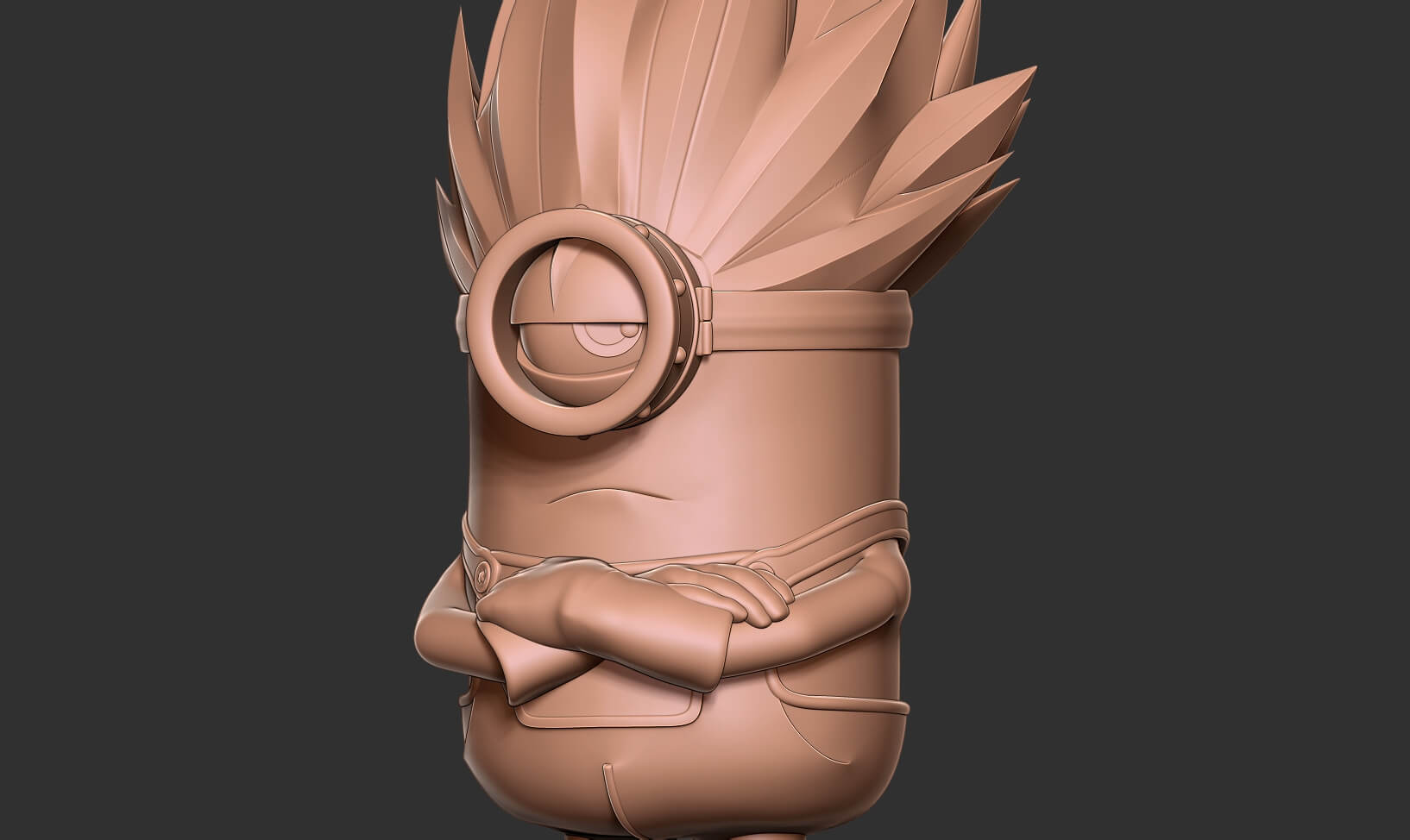 Vegeta Minion - 3D Model by Sinh Nguyen