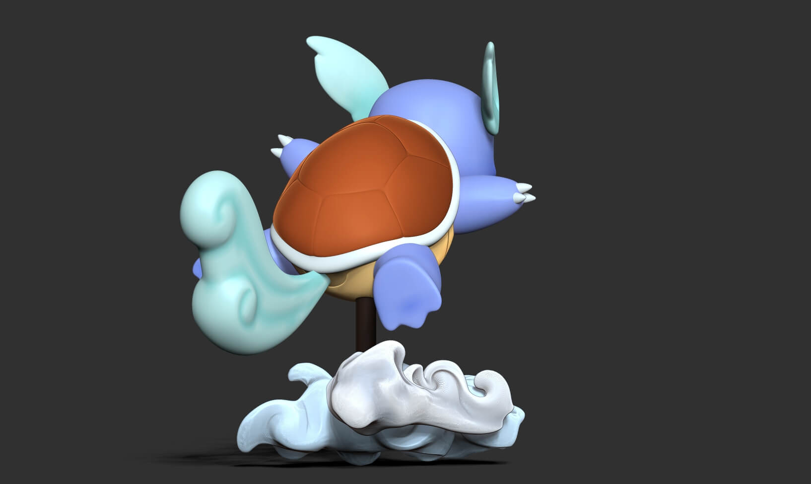 Wartortle - Pokemon Fanart 3D Model by Sinh Nguyen