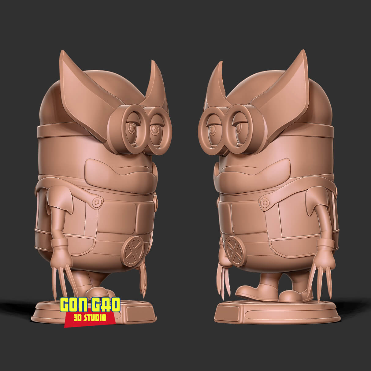 Wolverine Minion - 3D Model by Sinh Nguyen