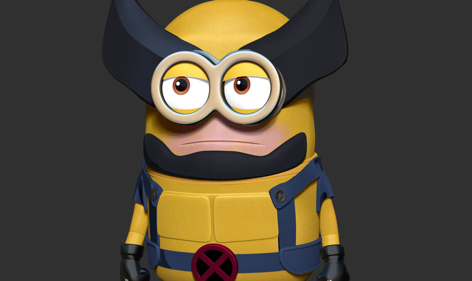 Wolverine Minion - 3D Model by Sinh Nguyen