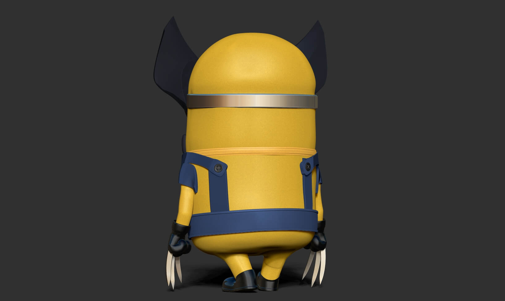 Wolverine Minion - 3D Model by Sinh Nguyen