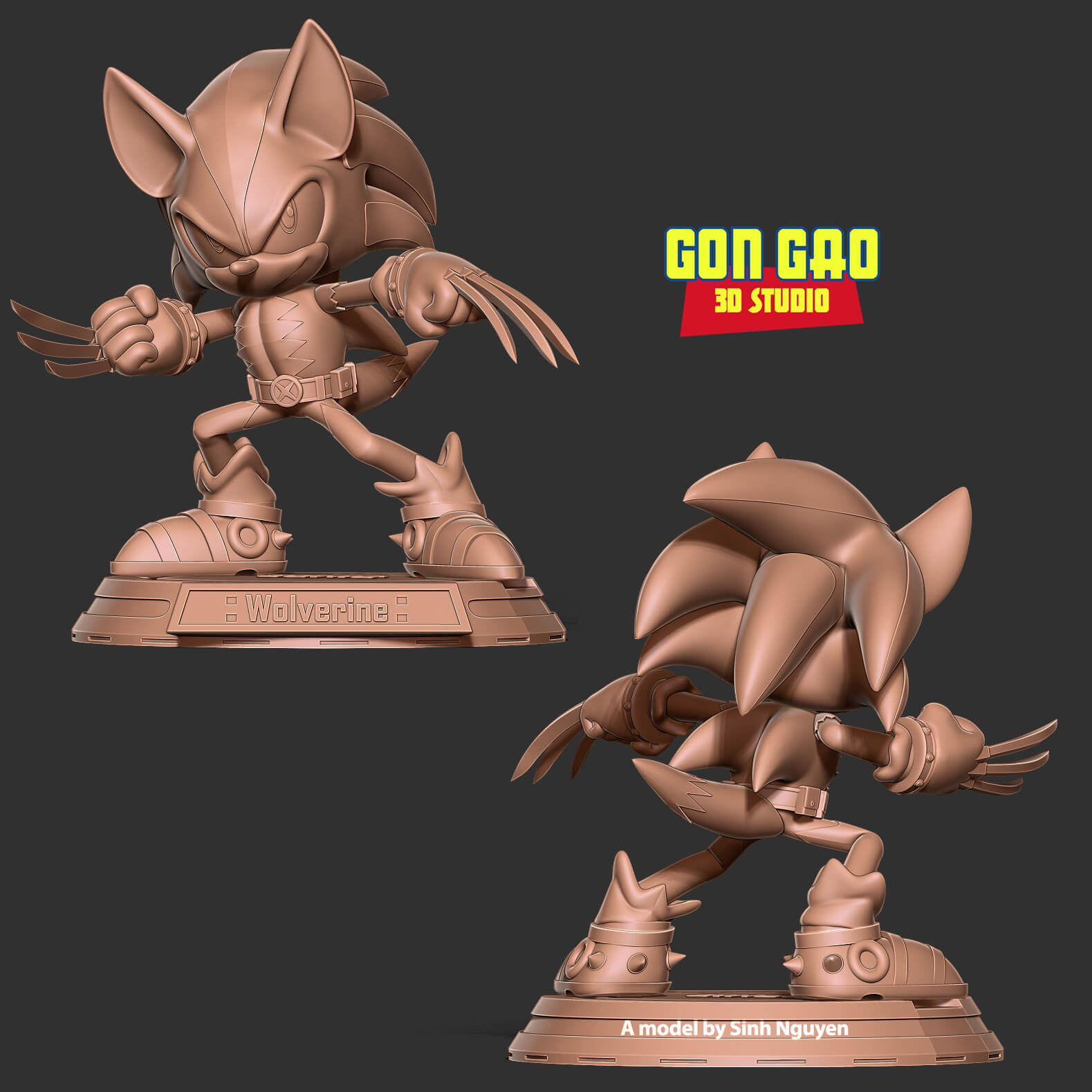 Wolverine Sonic - 3D Model by Sinh Nguyen