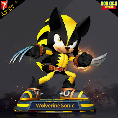 Wolverine Sonic - 3D Model by Sinh Nguyen