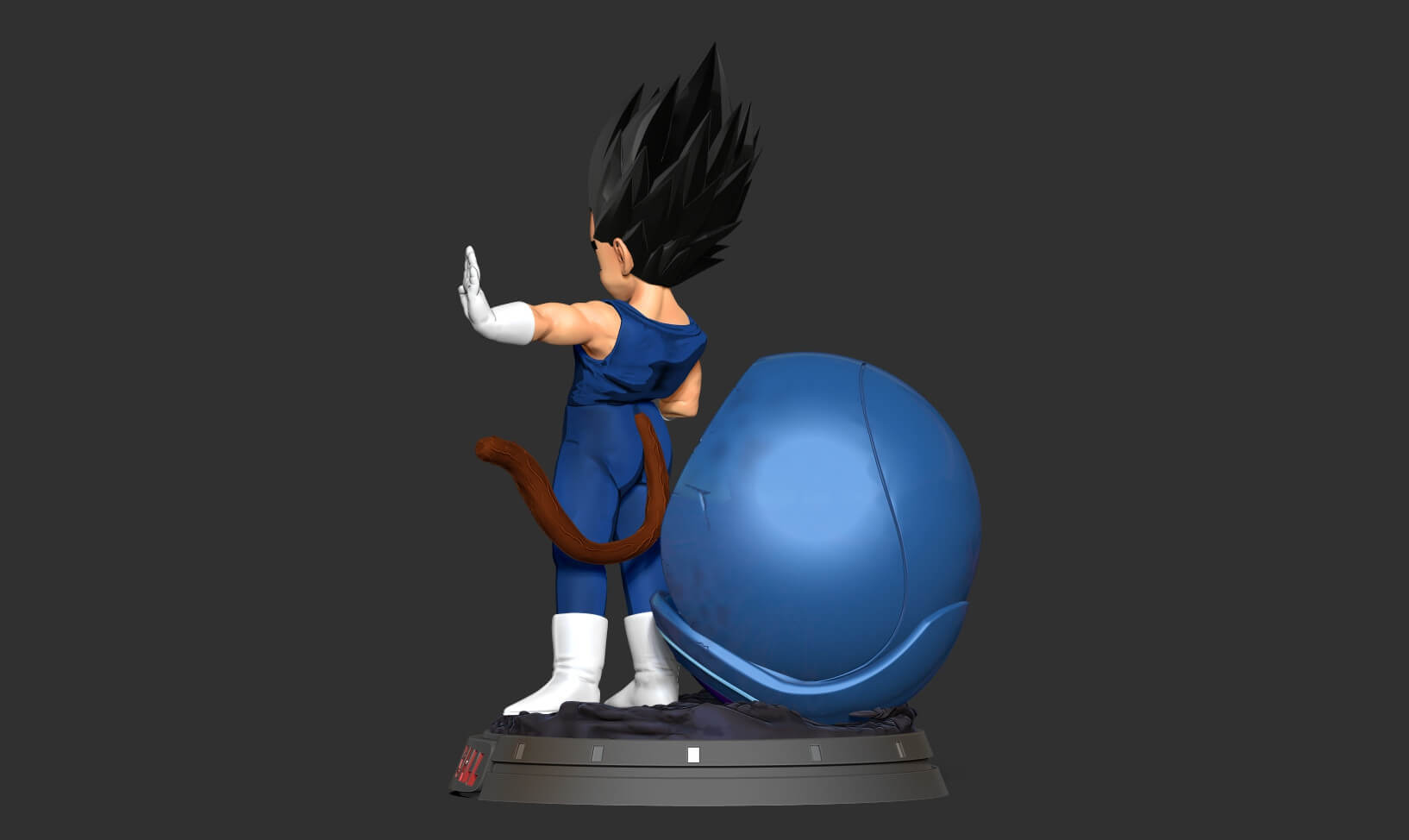 Young Vegeta - 3D Model by Sinh Nguyen